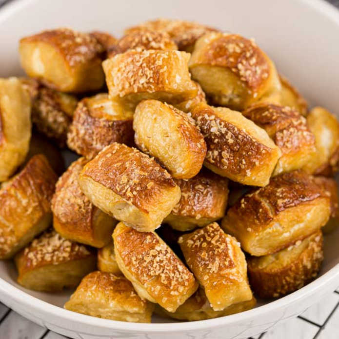 Homemade Pretzel Bites - Perfect for any occasion - Eating on a Dime