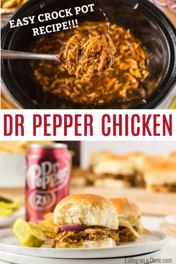 Slow cooker dr pepper chicken - dr pepper chicken recipe
