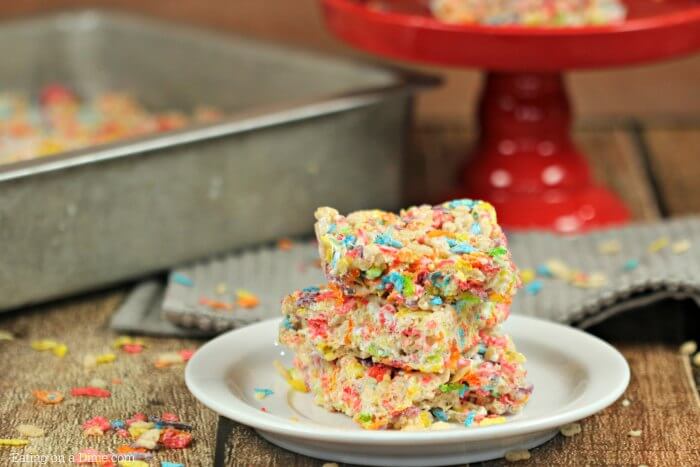 Fruity Pebbles Bars - Easy Treat Bars the kids will love!