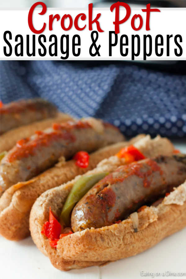 Crock Pot Sausage and Peppers - Slow Cooker Italian Sauage Recipe Crock Pot Sausage and Peppers - Slow Cooker Italian Sauage Recipe