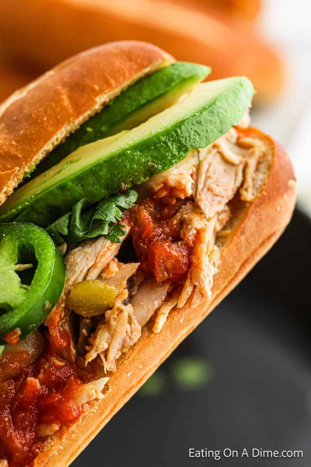 Mexican Chicken Sandwich - Eating on a Dime