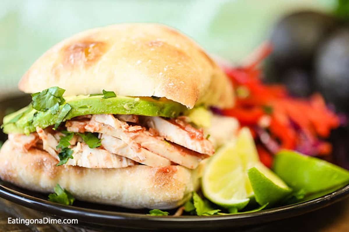 Mexican Chicken Sandwich - Eating on a Dime