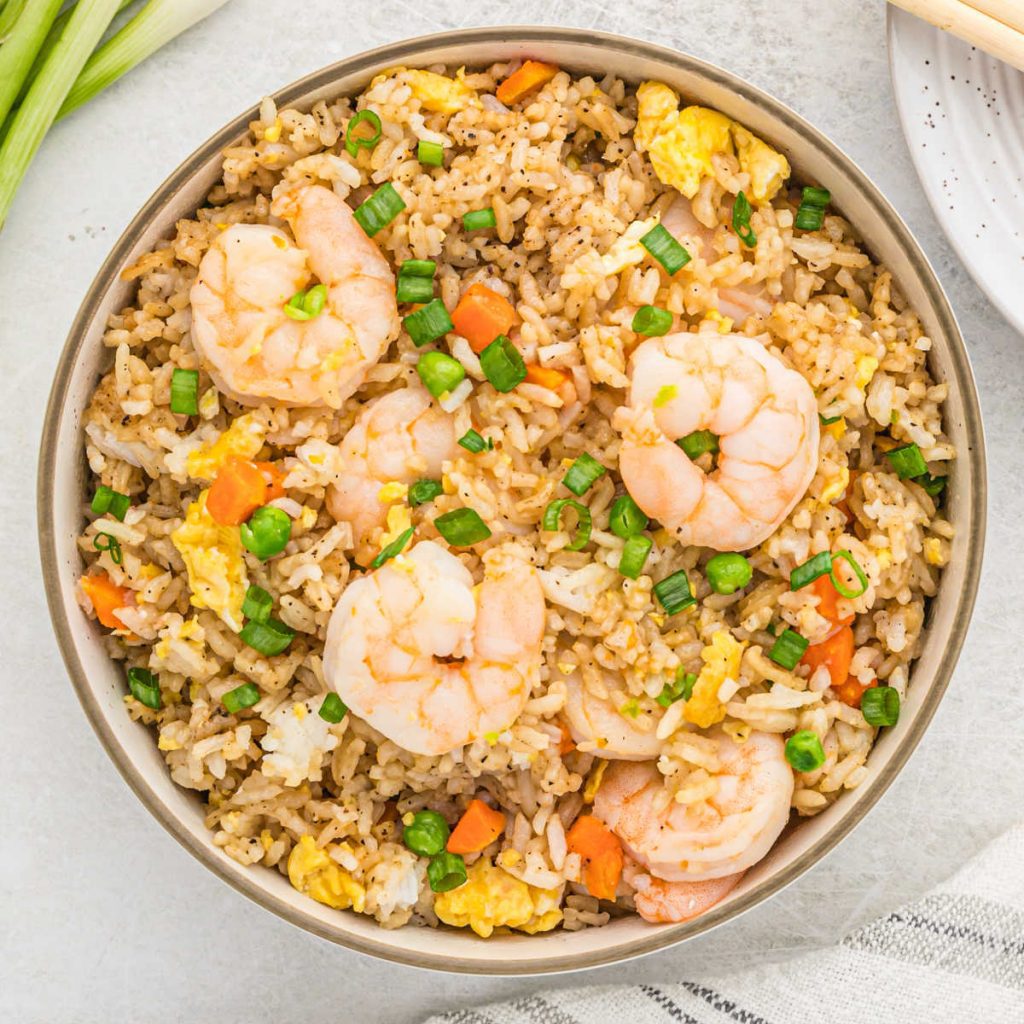 Easy Shrimp Fried Rice Recipe And Video Eating On A Dime