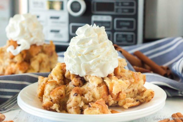 crock pot bread pudding recipe - slow cooker bread pudding