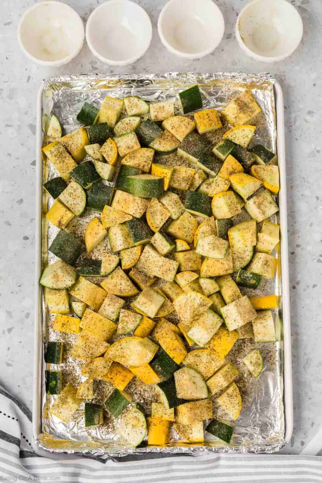 Roasted Zucchini and Squash Recipe - Eating on a Dime