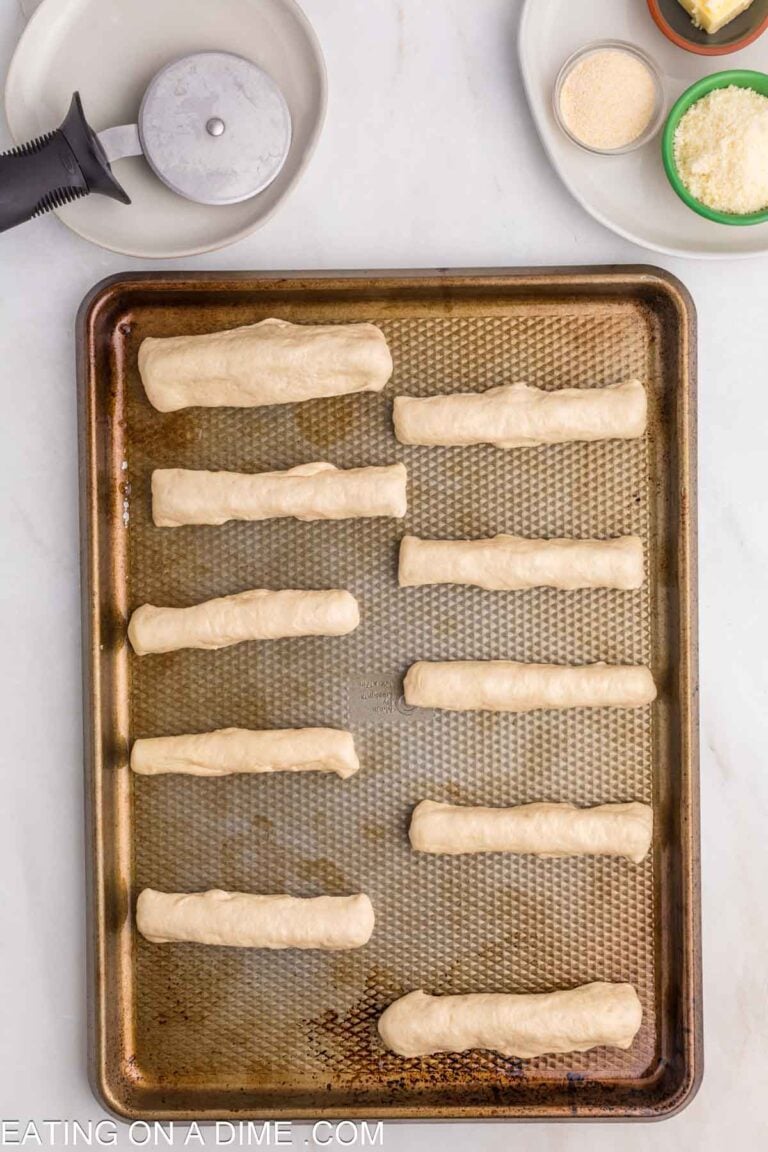 Garlic Bread Cheese Sticks - Eating on a Dime