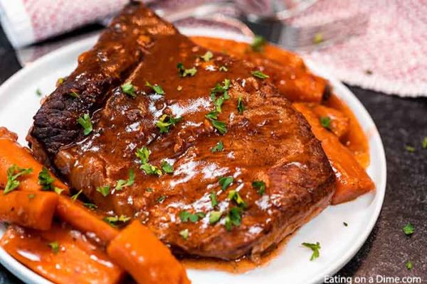 Slow cooker red wine beef brisket recipe - crock pot red wine beef brisket