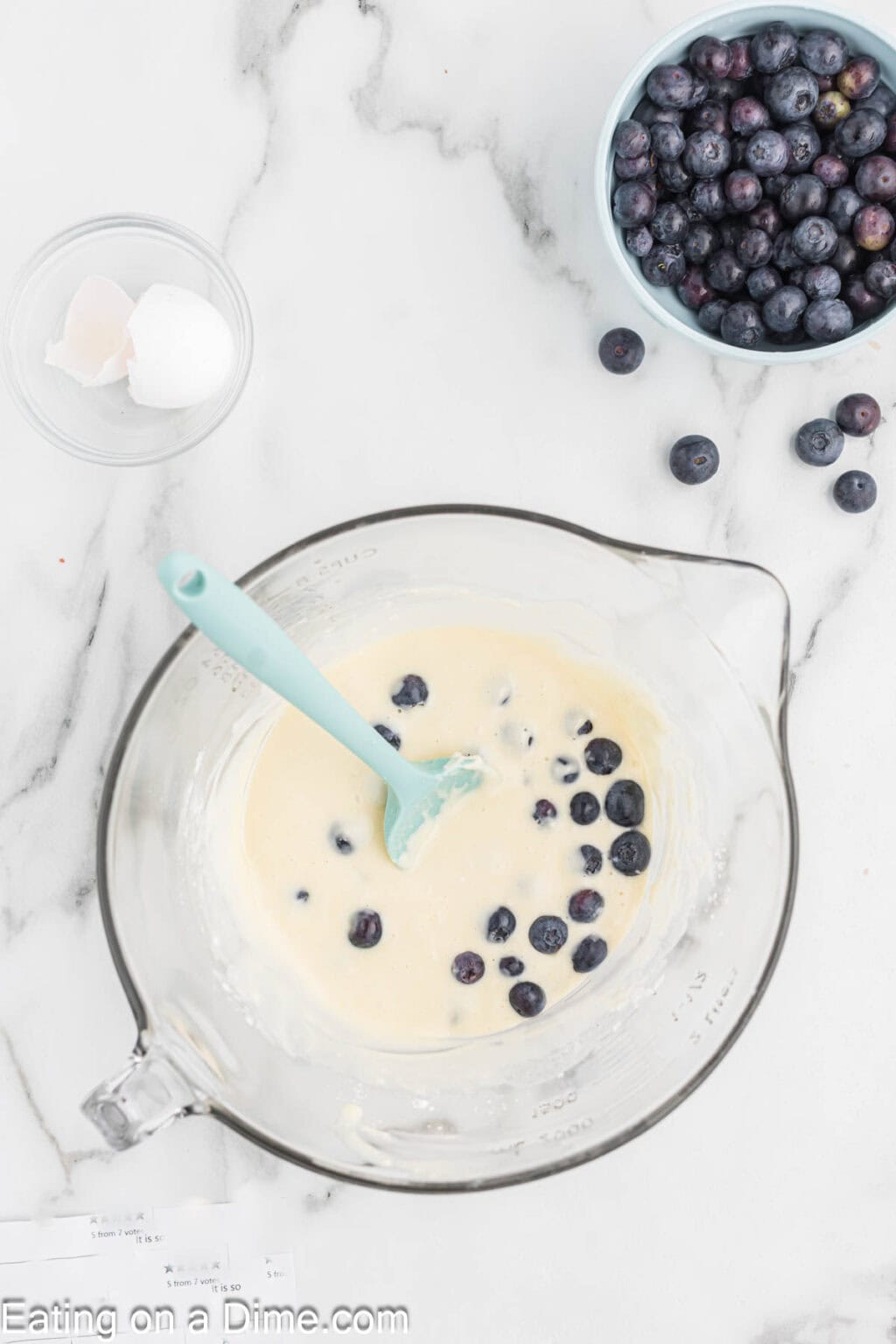 Blueberry Pancakes Recipe - Eating on a Dime