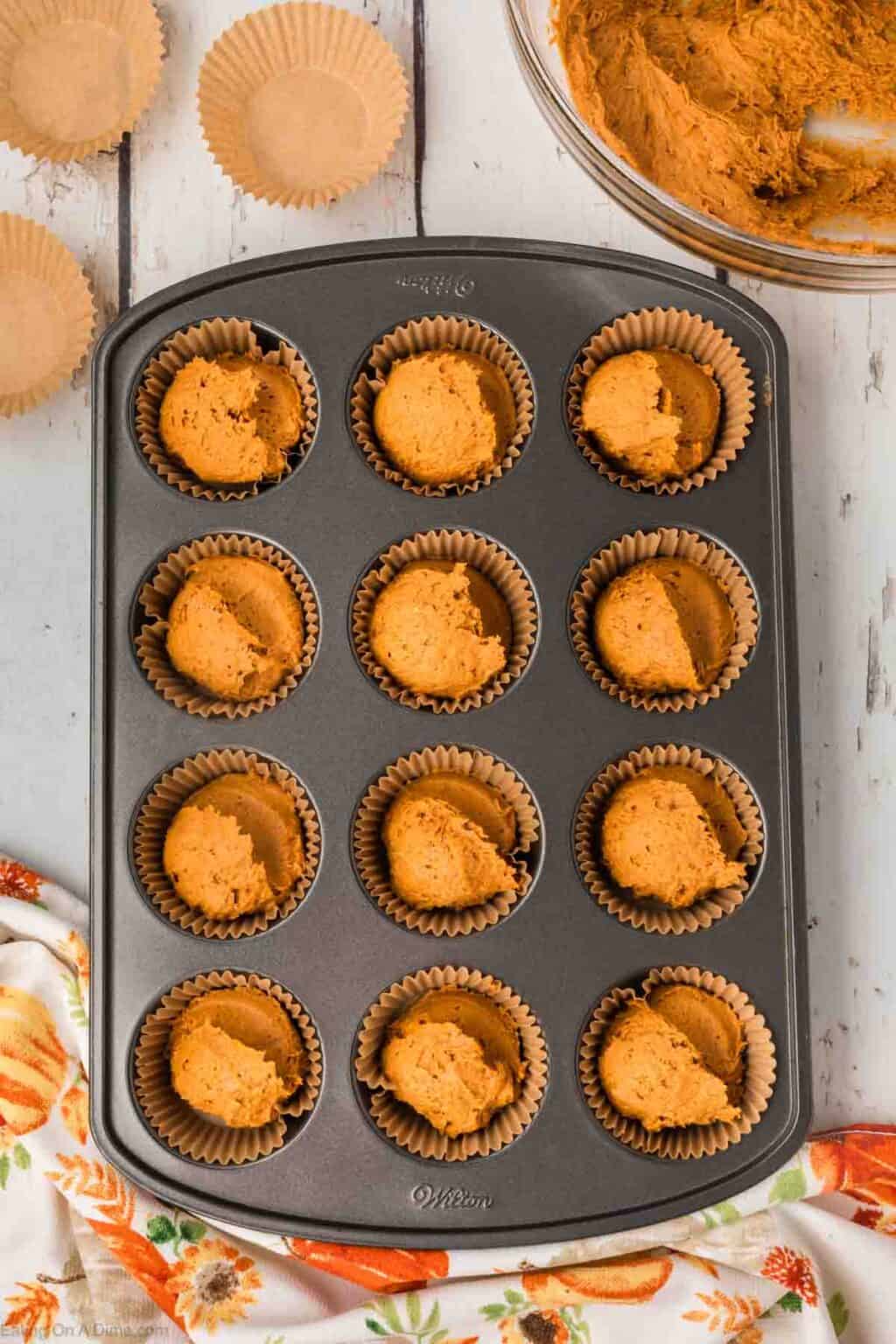 2 Ingredient Pumpkin Muffins (& VIDEO) - Eating on a Dime