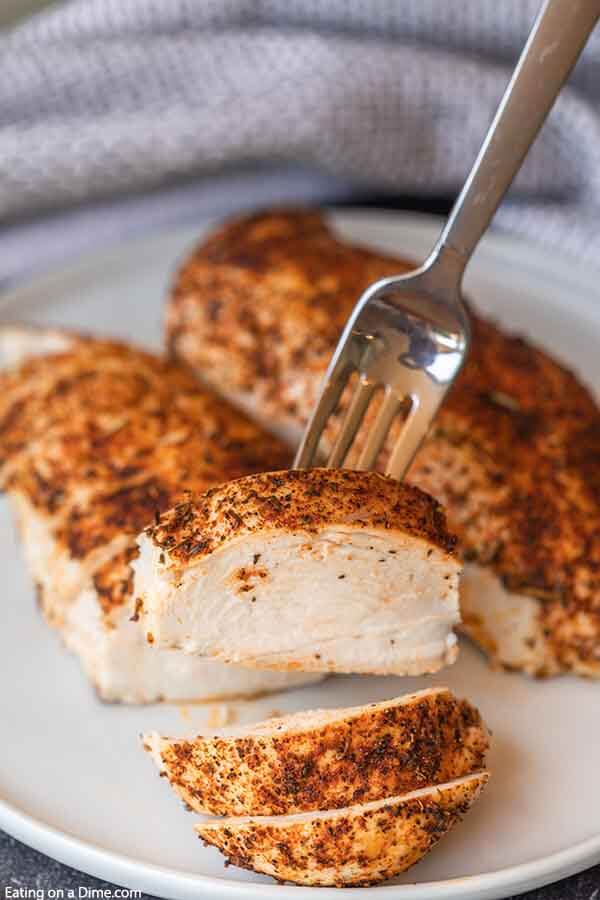 Easy baked chicken recipe - Ready in only 25 minutes!