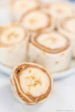 Banana Peanut Butter Roll Ups - Eating on a Dime