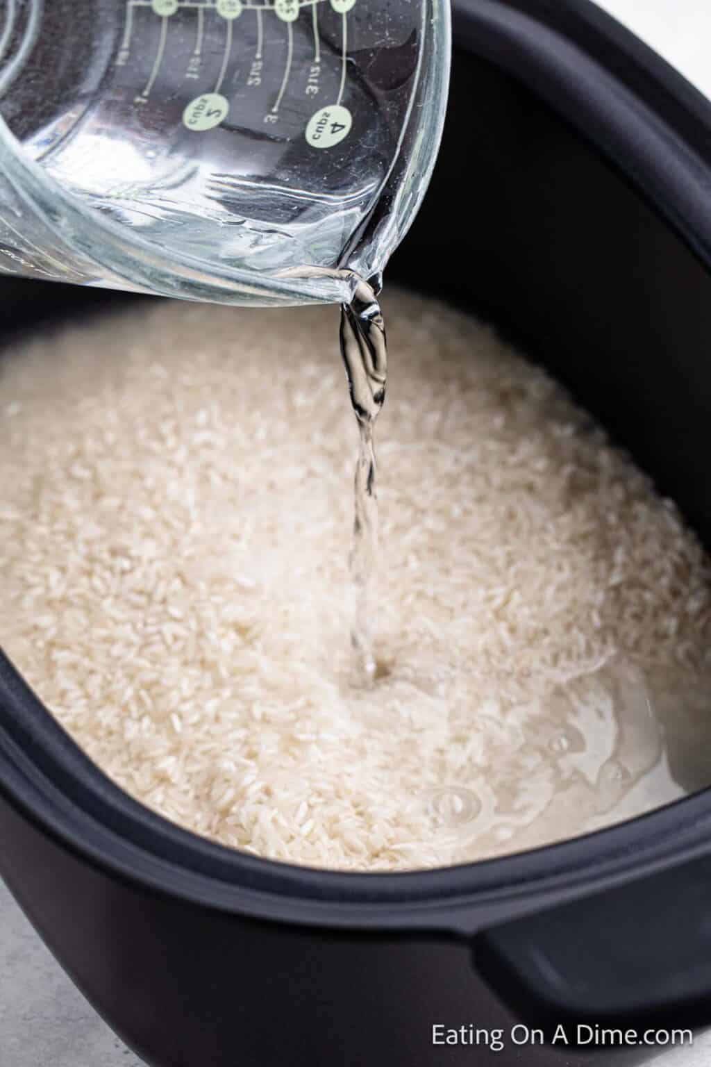Crock Pot Rice - Eating on a Dime