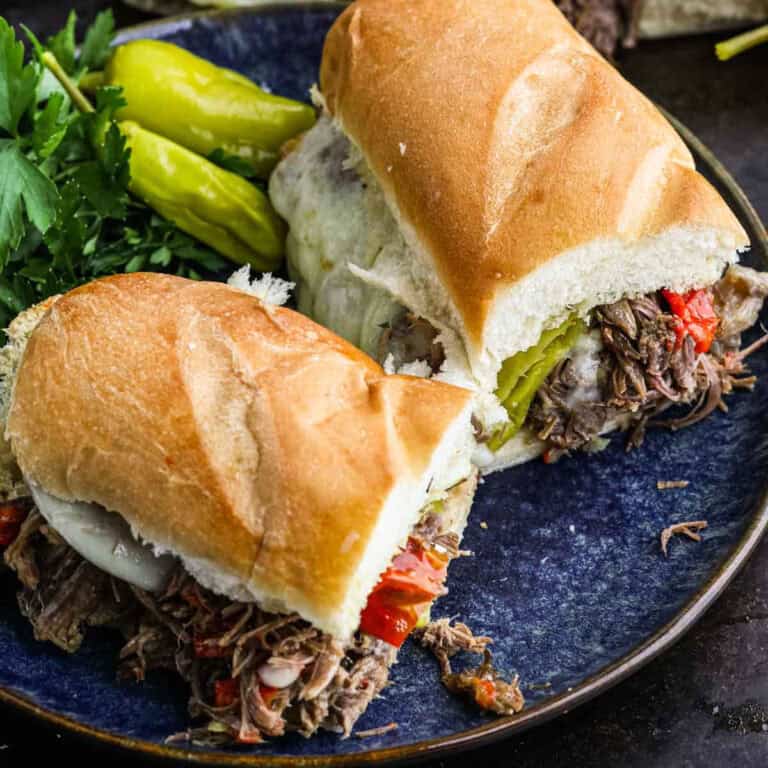 Instant Pot Italian Beef Sandwiches - Eating on a Dime