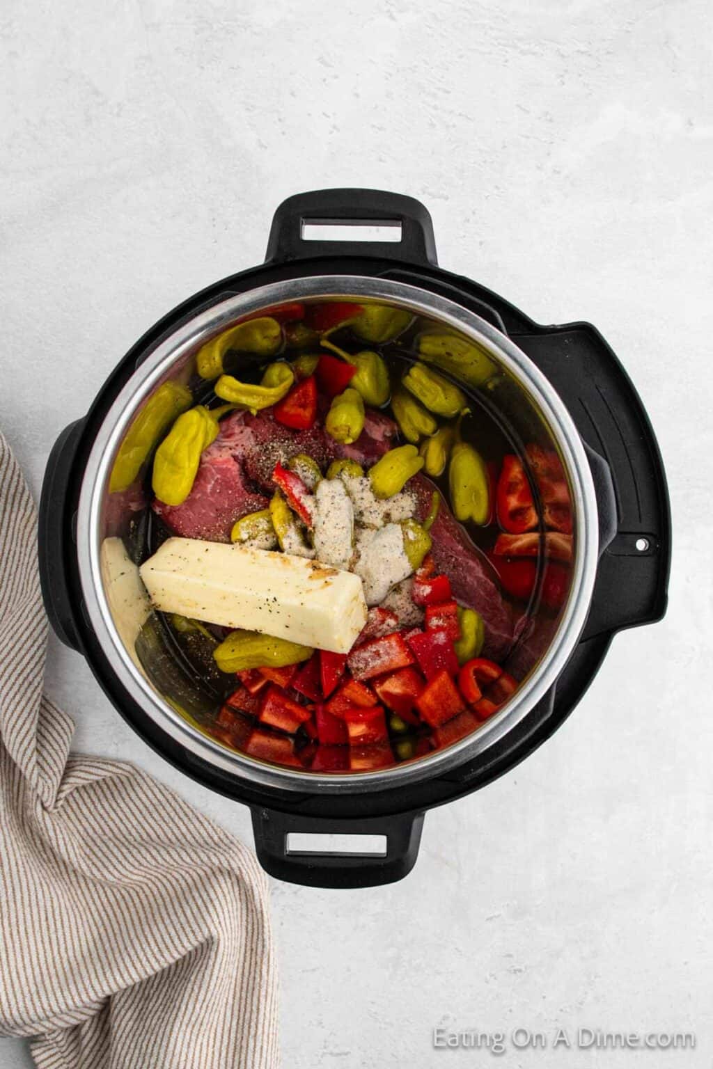 Instant Pot Italian Beef Sandwiches - Eating on a Dime