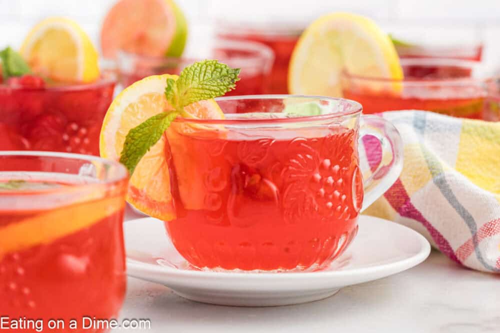 Easy Punch Recipe - Eating on a Dime