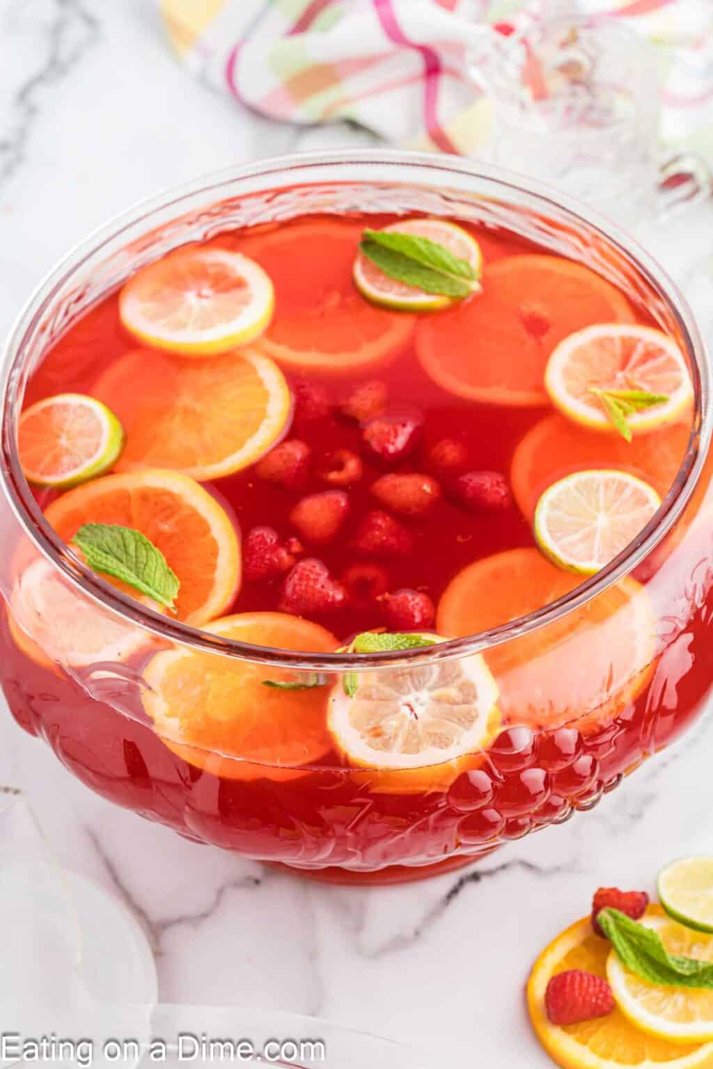 Easy Punch Recipe - Eating on a Dime