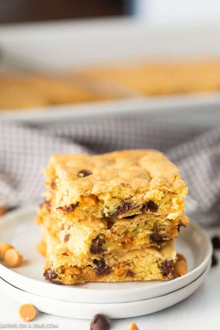 Butterscotch Chocolate Chip Bars - Eating on a Dime