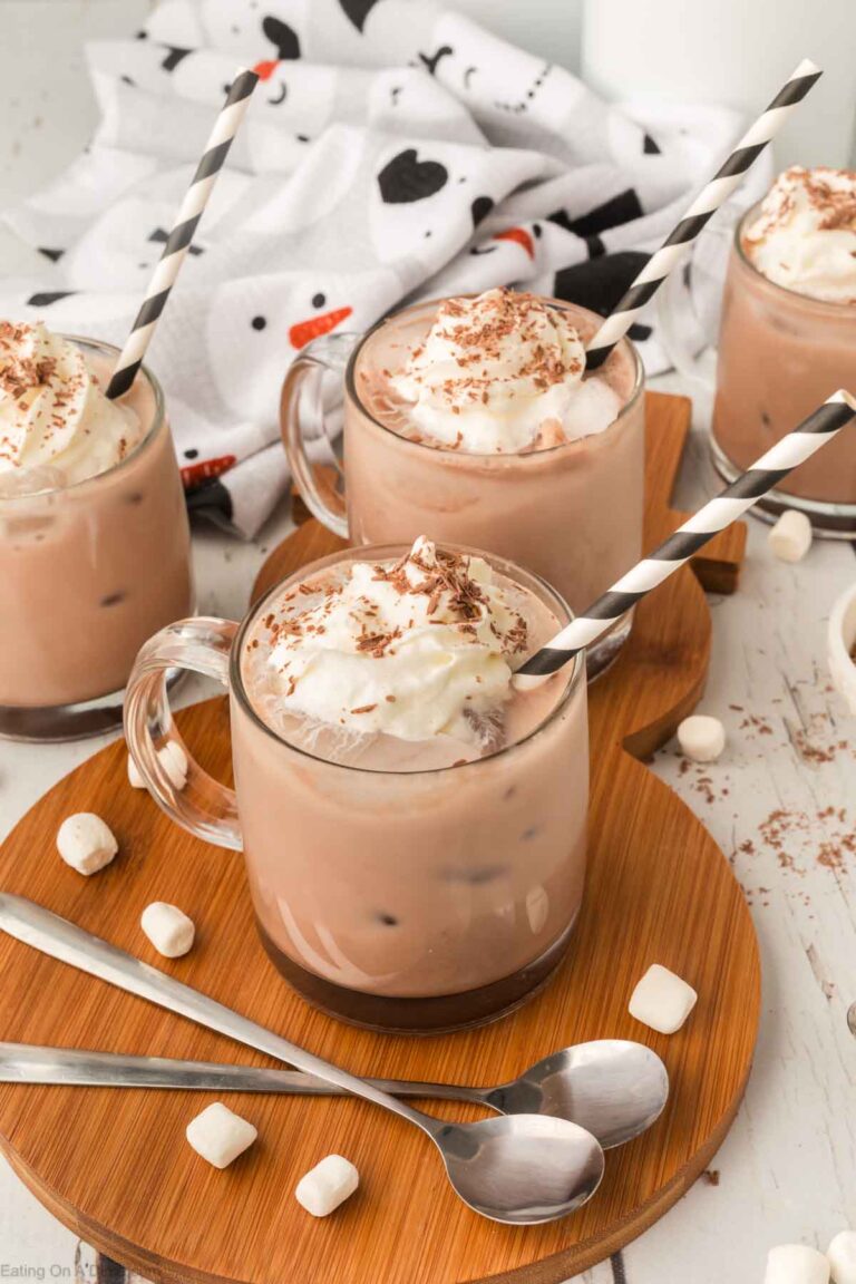 Iced hot chocolate recipe - how to make iced hot chocolate