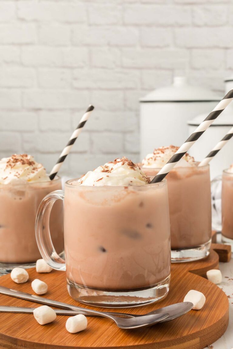 Iced hot chocolate recipe - how to make iced hot chocolate