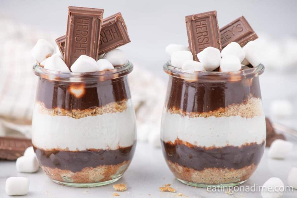 S'mores Parfait Recipe: A No Bake Delight - Eating on a Dime