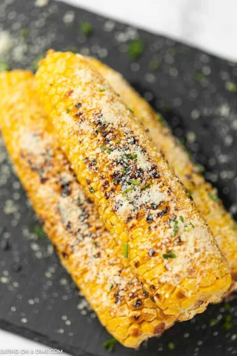 Parmesan grilled corn on the cob - easy parmesan corn on the cob
