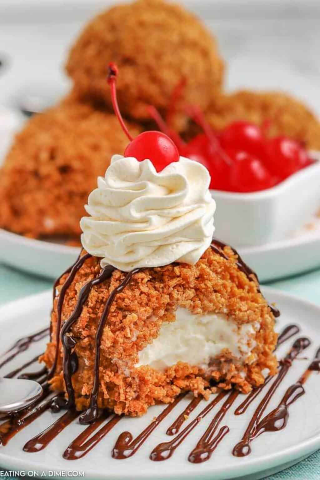 Deep fried ice cream - How to make fried ice cream