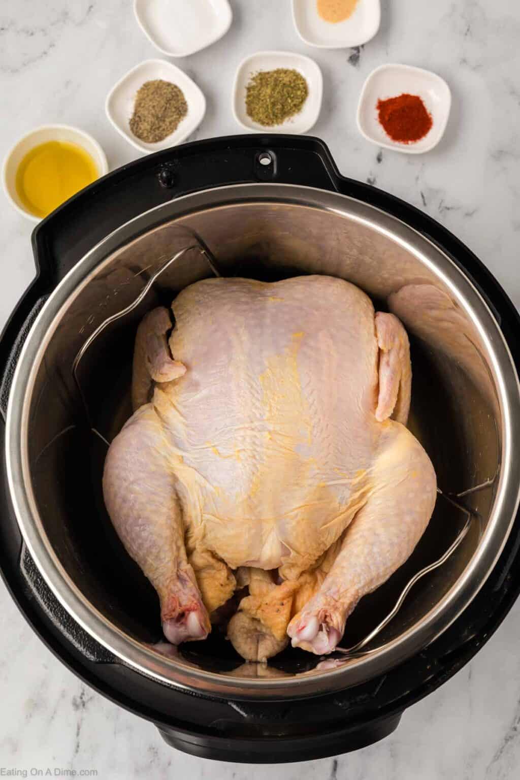 Instant Pot Whole Chicken - Eating on a Dime