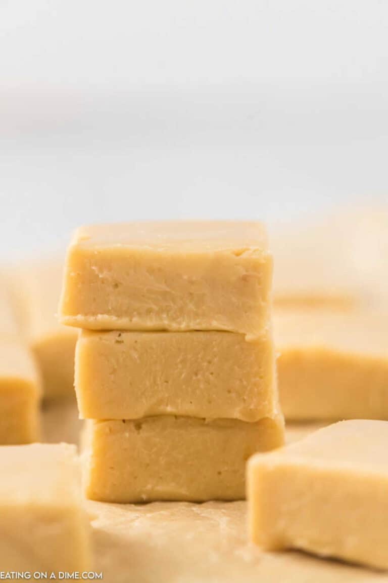 Easy Caramel Fudge Recipe - Eating on a Dime
