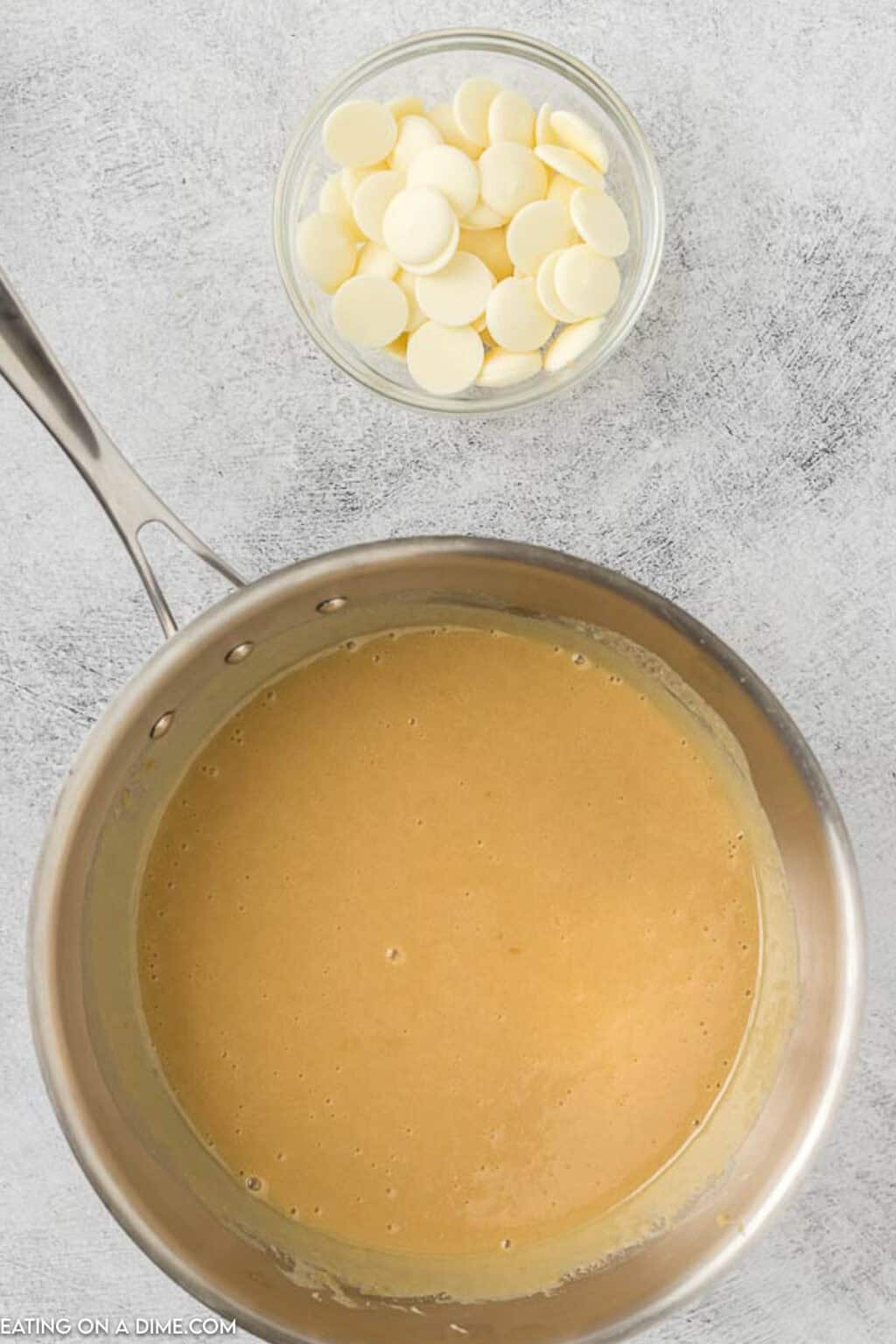 Easy Caramel Fudge Recipe - Eating on a Dime