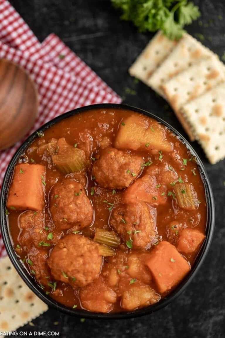 Crock Pot Meatball Stew Recipe - Easy Crockpot Meatball Stew