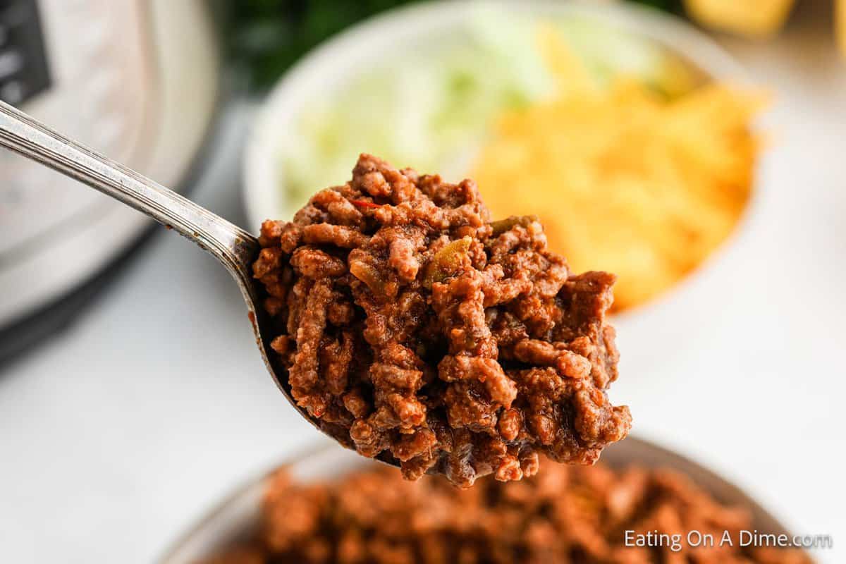 Instant Pot Taco Meat - Eating on a Dime