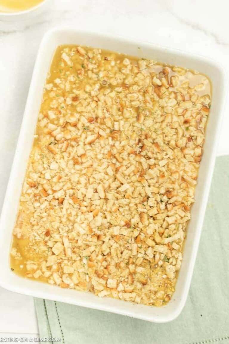 Chicken Stuffing Bake (& VIDEO!) - Chicken and Stuffing Casserole