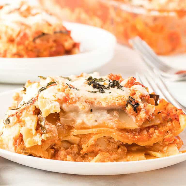 Vegetarian Lasagna Recipe - Eating on a Dime