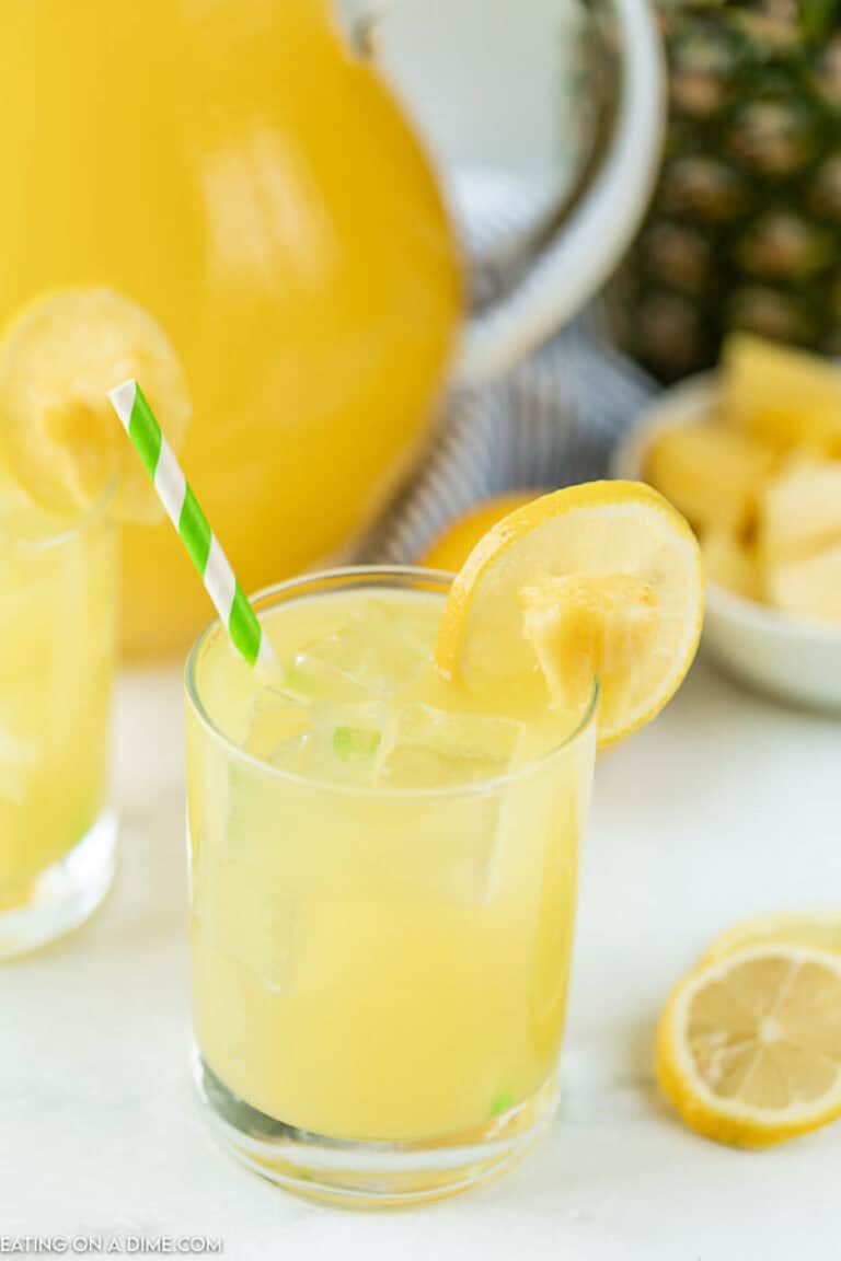 Pineapple Lemonade - Eating on a Dime