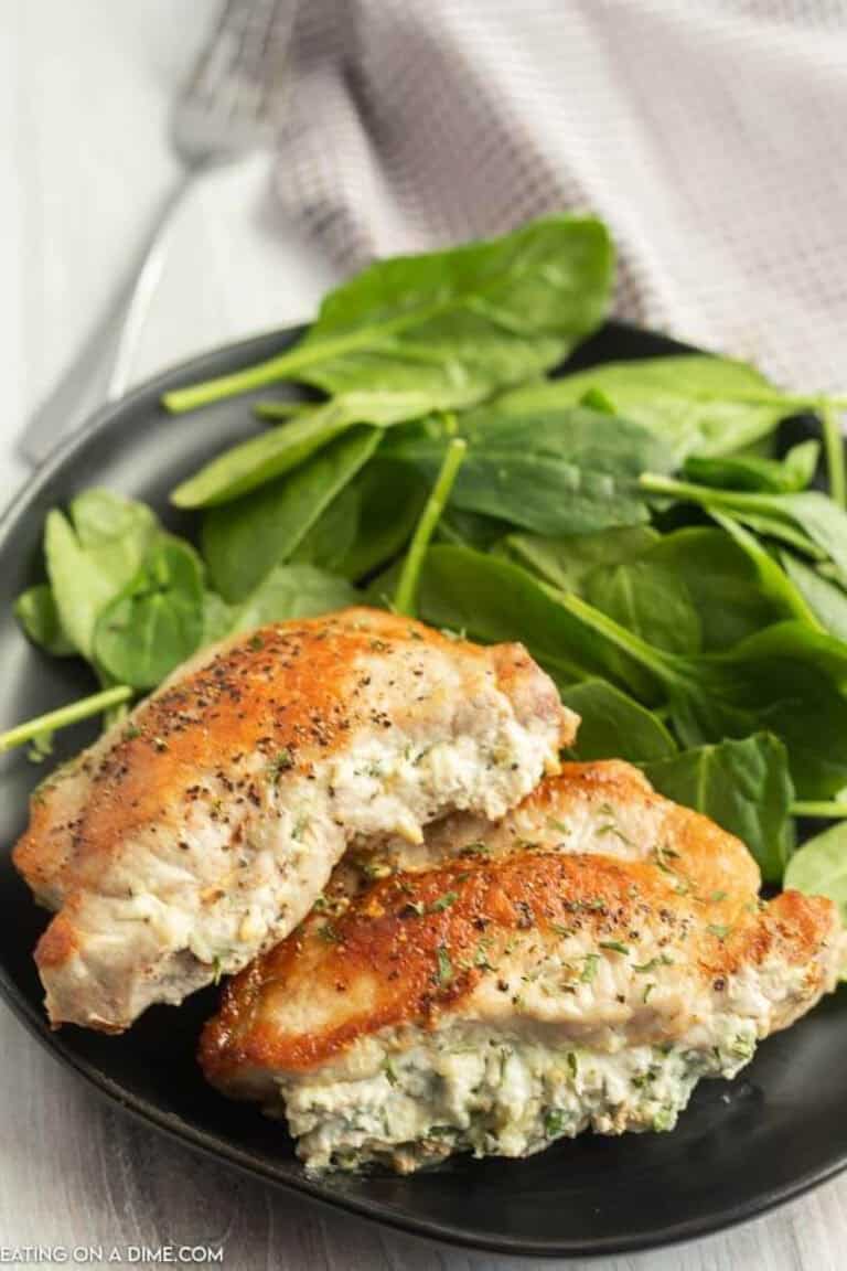 Baked Stuffed Pork Chops - Oven Baked Stuffed Pork Chops Recipe