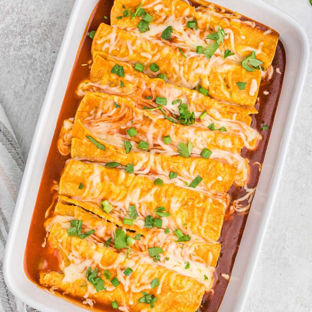 Taquito Enchiladas - Eating on a Dime