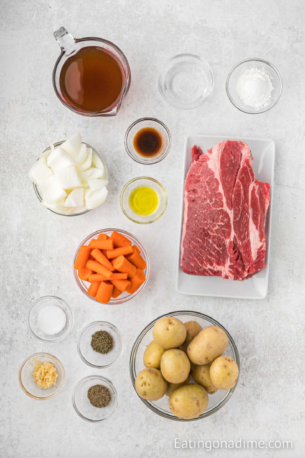 Crock Pot Chuck Roast Recipe - Eating on a Dime