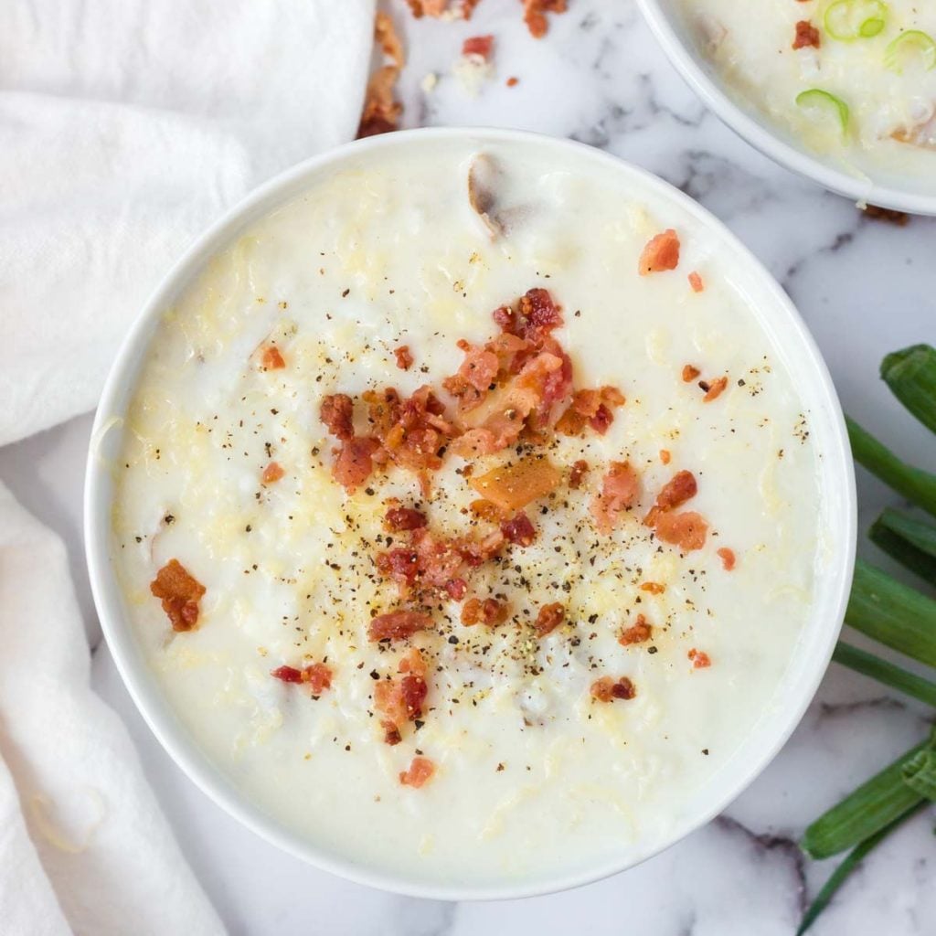 4 Ingredient Potato Soup - Ready in 30 minutes or less