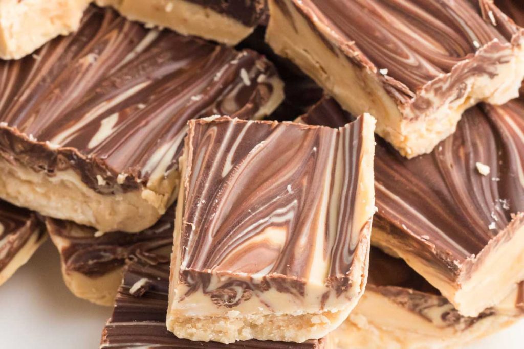 Tiger Butter Fudge Recipe - Eating on a Dime