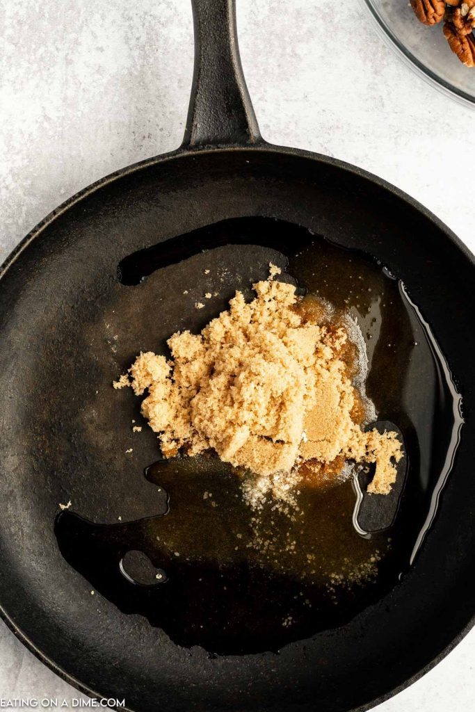 Stovetop Candied Pecans - Eating on a Dime