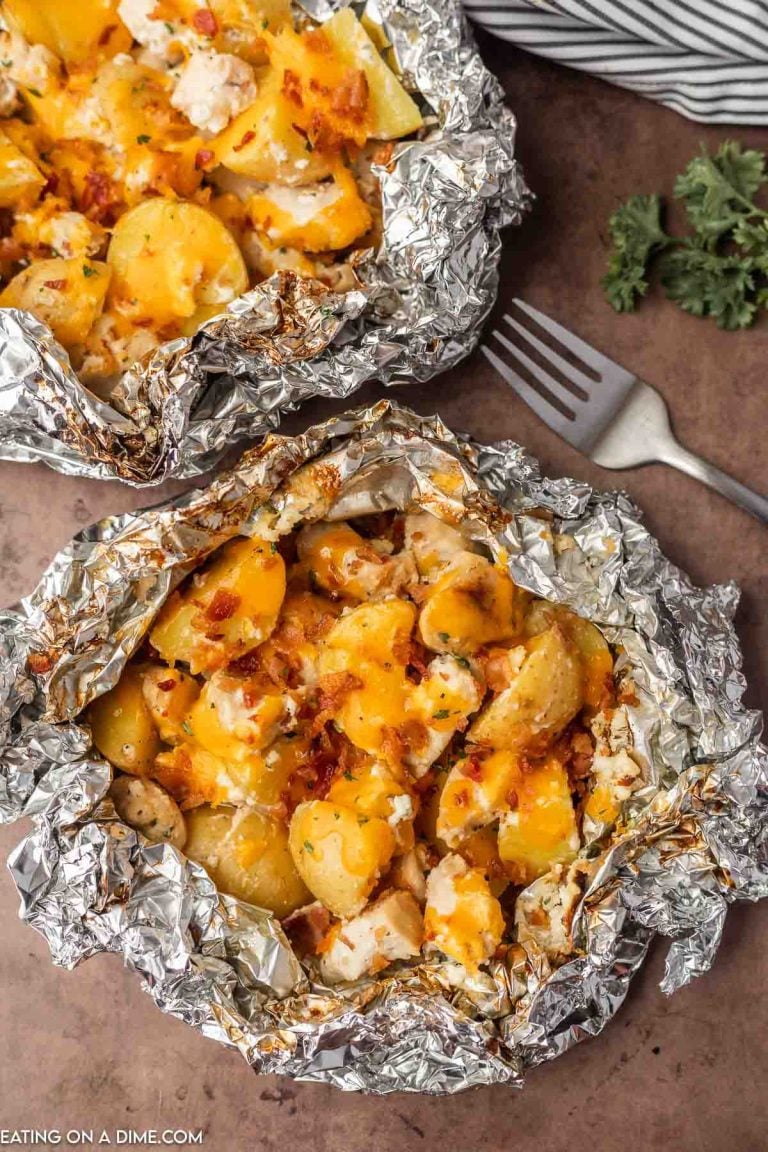 Crack Chicken Foil Packets - Eating on a Dime
