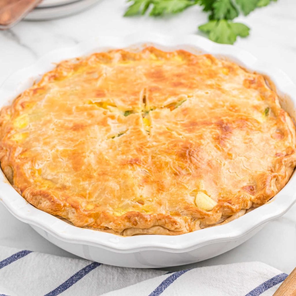 Easy Turkey Pot Pie Recipe - Eating on a Dime