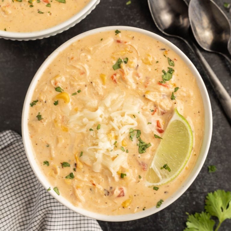 Slow Cooker Mexican Chicken Corn Chowder Soup Recipe