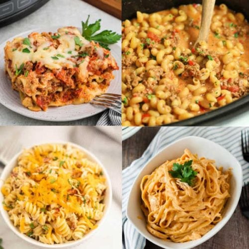 35 Crockpot Pasta Recipes - Easy Slow cooker pasta recipes