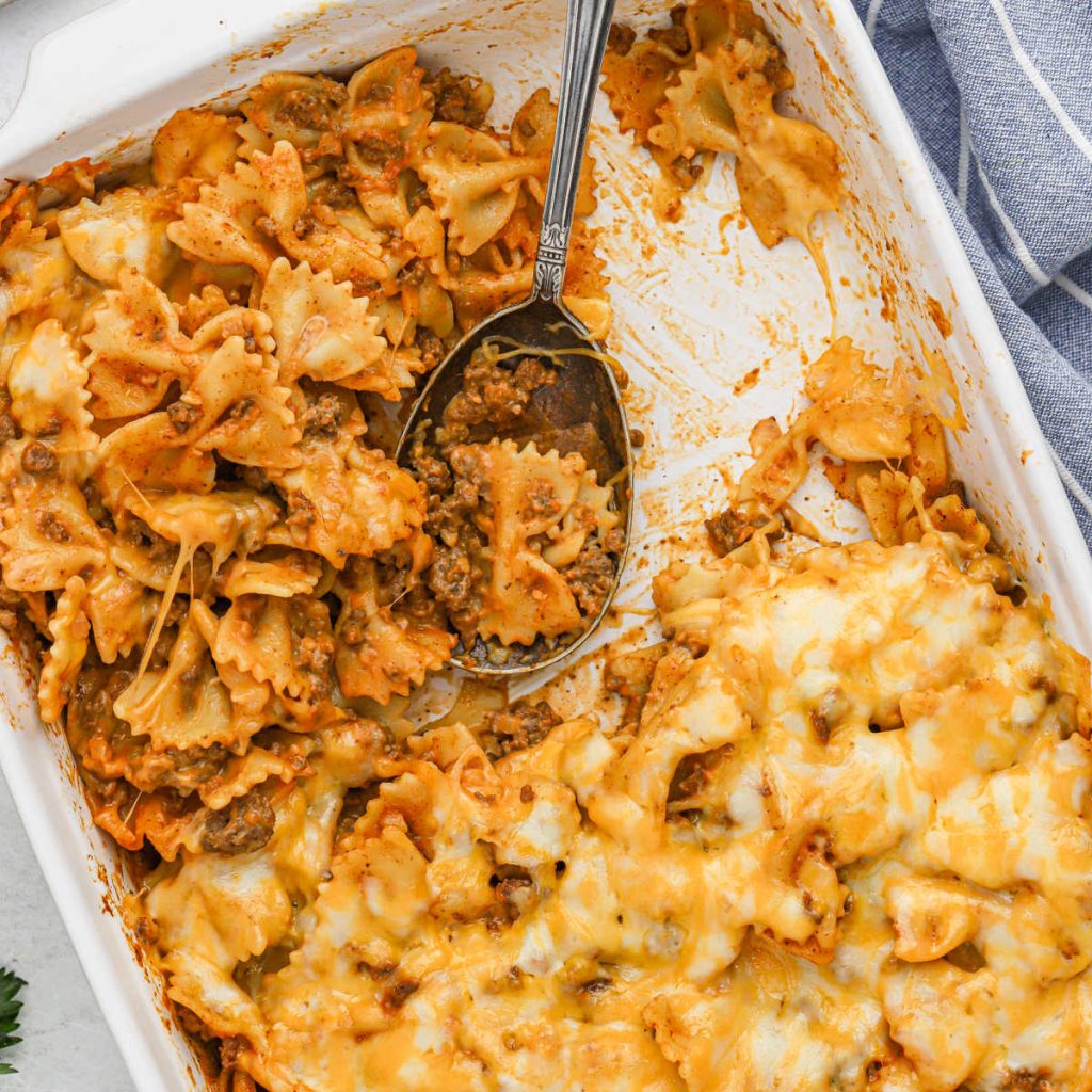 Sloppy Joe Tater Tot Casserole - Eating on a Dime