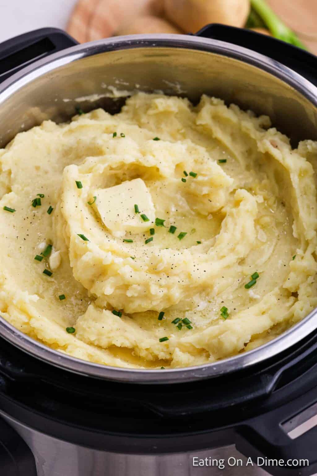 Instant Pot Mashed Potatoes VIDEO- Eating on a Dime