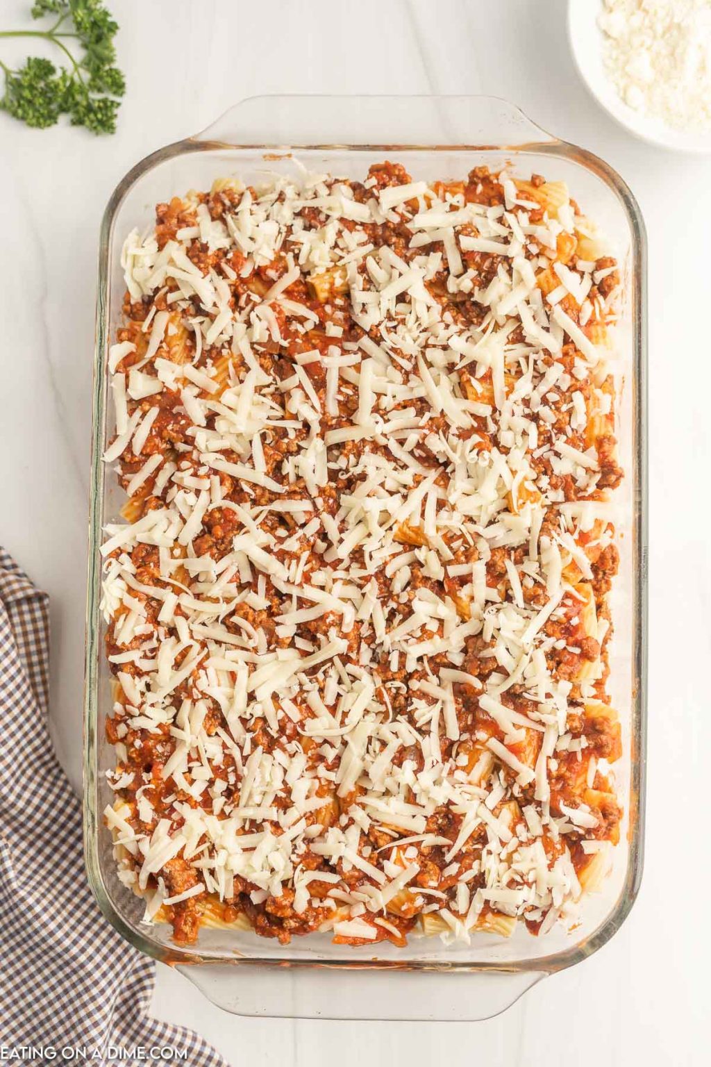 Easy Pasta Bake - freezer friendly and easy to make