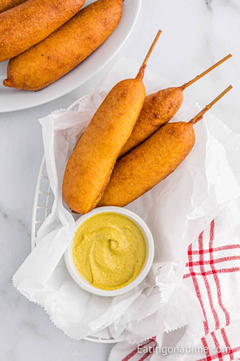 Homemade Corn Dogs - Eating on a Dime