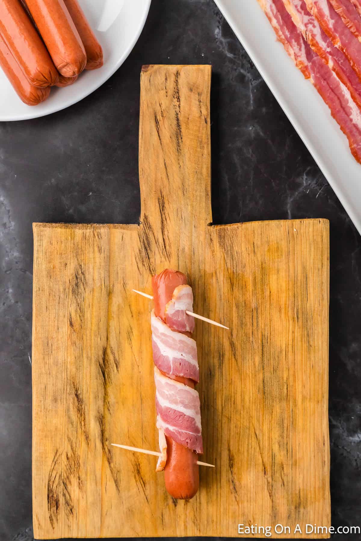 Bacon Wrapped Hot Dogs