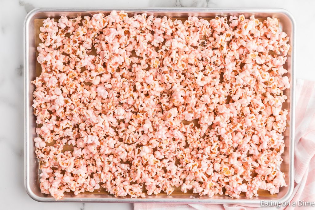 Pink Popcorn Recipe - Eating on a Dime